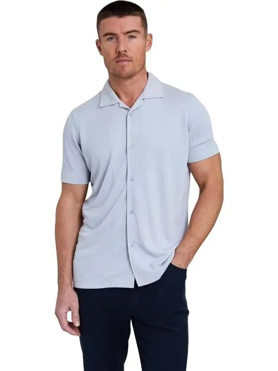 RYE 51 The Brody Cabana Shirt - Mist Grey