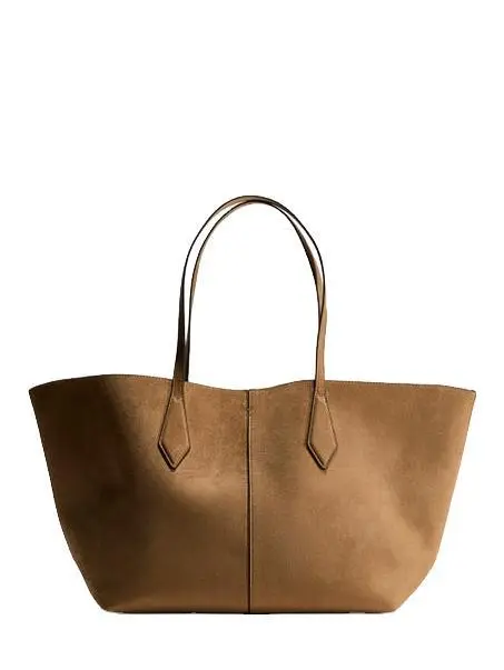 H&m Shopper Bag With Carabiner Clasp - Beige