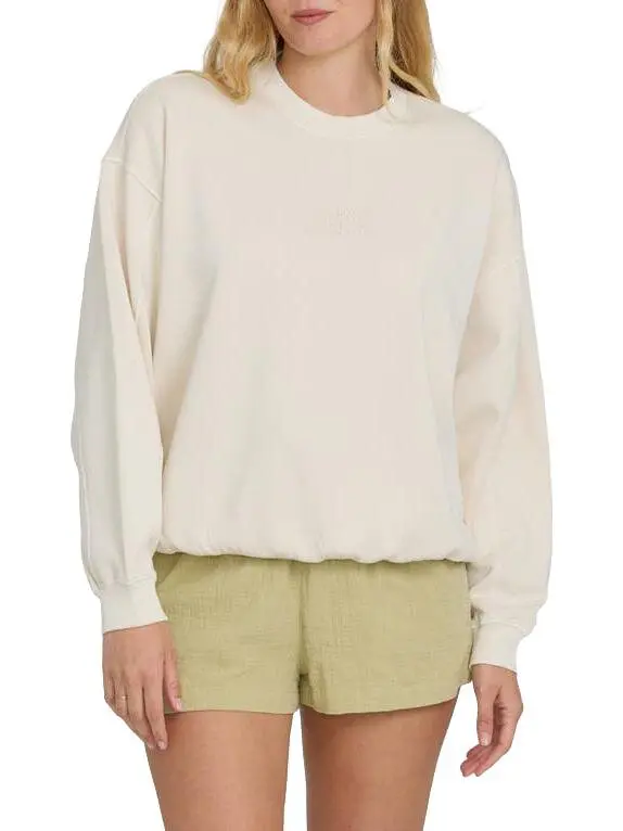 BILLABONG Bleached Out Sweatshirt - Vanilla