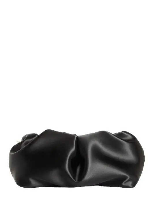 CHRISTIAN LOUBOUTIN Eva Neoprene Satin Clutch - Bk01 Black