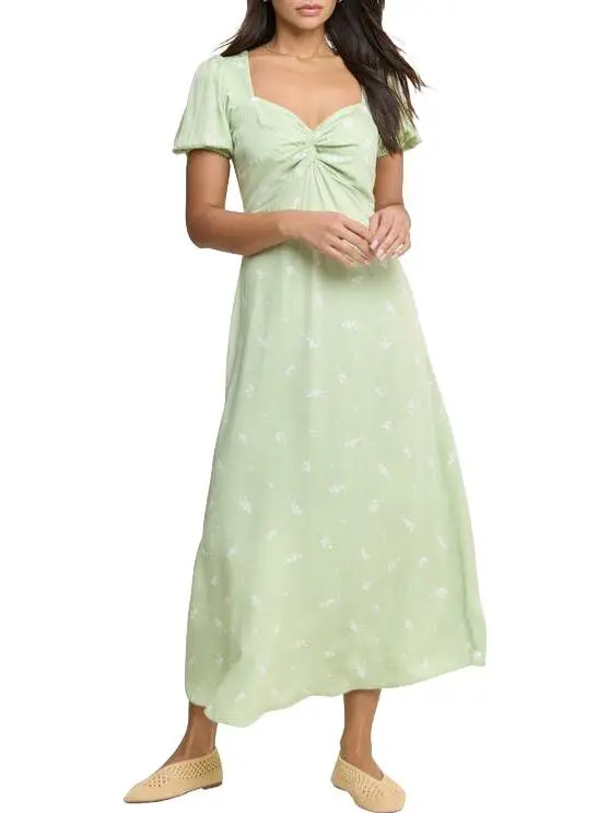 NOBODY'S CHILD Bellatrix Midi Dress - Green