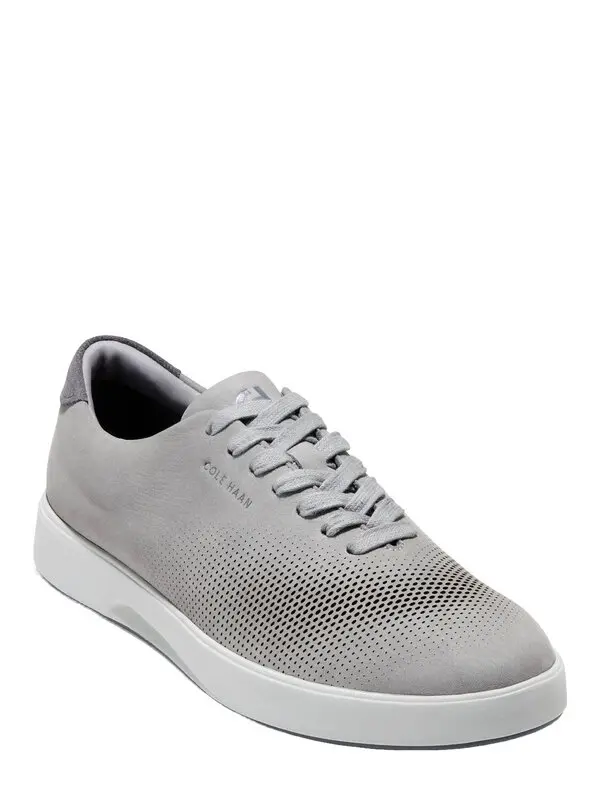 Cole Haan Grandpro Cityspectre Sneaker With Laser Cut Detailing - Ultimate Gray Nubuck