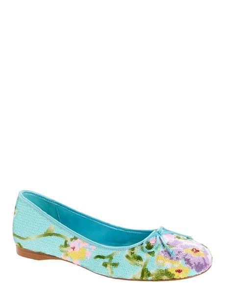 Jeffrey Campbell Kalli Sequin Flat - Blue Combo