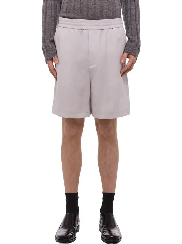 Helmut Lang Relaxed Fit Pull-on Shorts - Ice