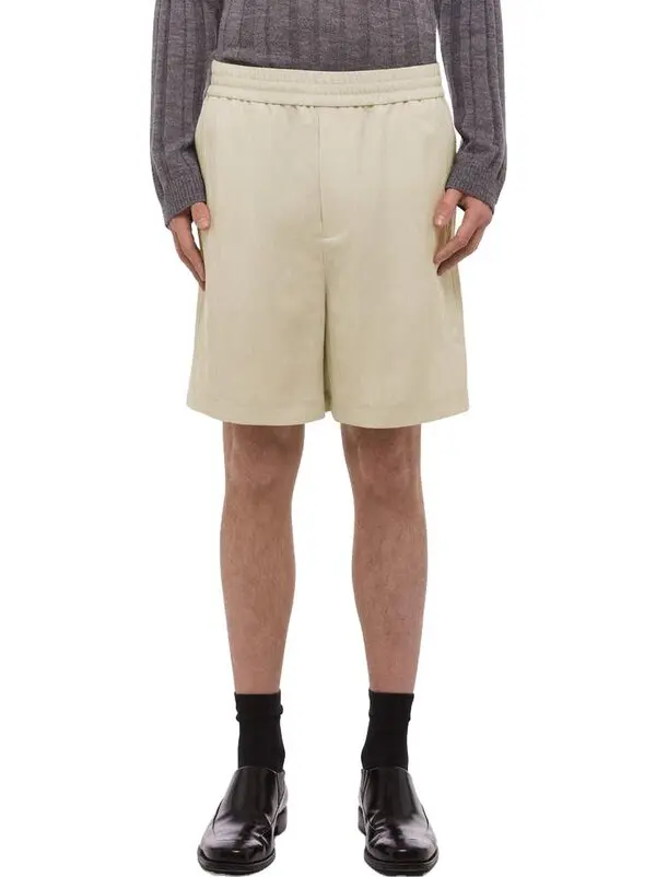 Helmut Lang Relaxed Fit Pull-on Shorts - Ivory