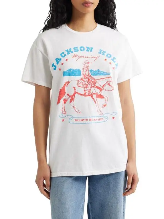 Junk Food Graphic Cotton T-shirt - White