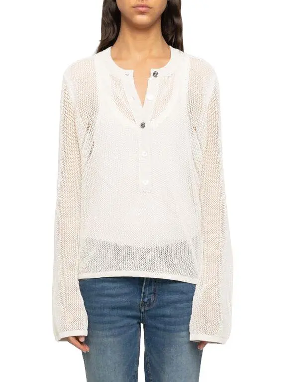 Zadig&Voltaire Mandala Angel Wings Logo Sweater - Vanille
