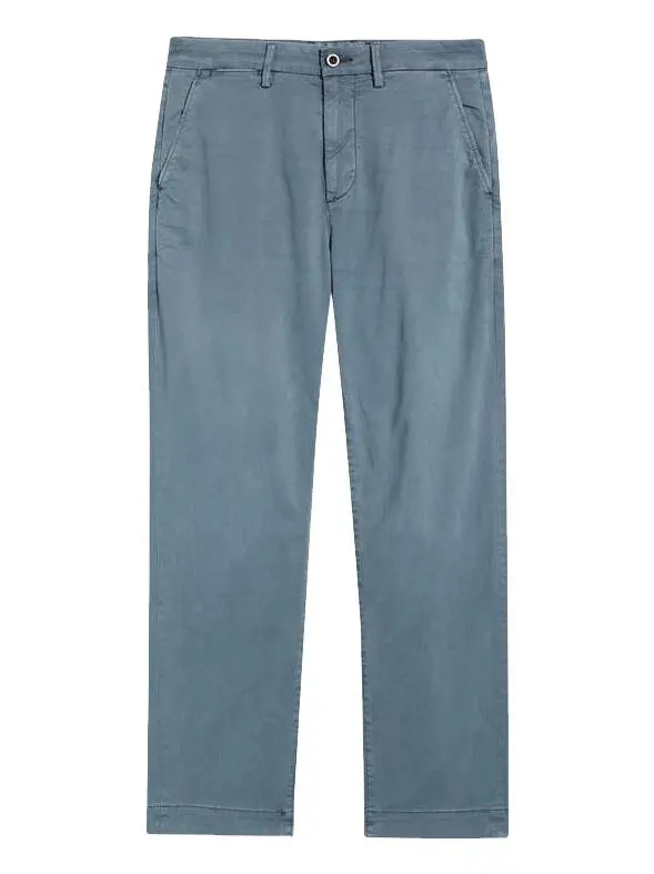 Ag Archie Relaxed Straight Leg Stretch Sateen Pants - 5 Years Sulfur Bluegrain