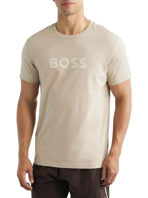 BOSS Graphic T-shirt - Light Beige
