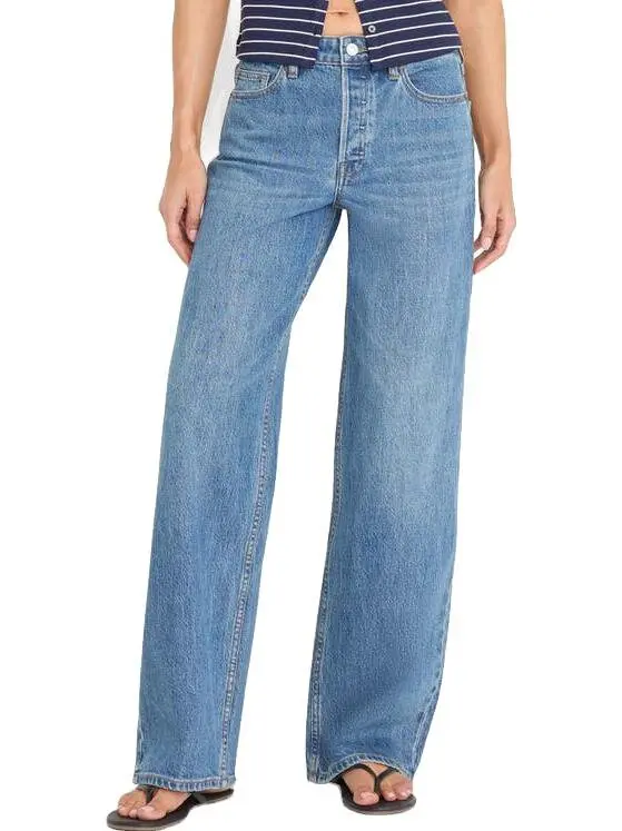 Good American Wide Leg Jeans - Indigo1237