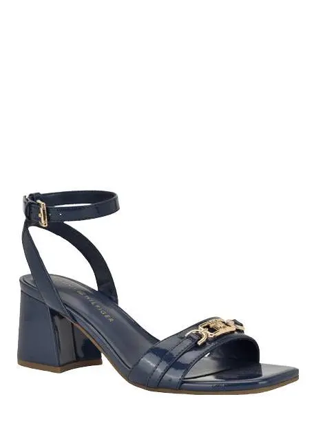 Tommy Hilfiger Raneen Ankle Strap Block Heel Sandal - Blue