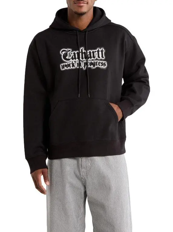 Carhartt Work In Progress World Tour Graphic Hoodie - Black