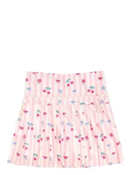 SWEET WINK Cherry Bow Athletic Skort - Pink