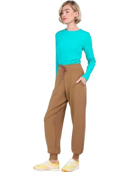 KETTLEWELL Soft Sweat Cuffed Hem Jogger - Coffee