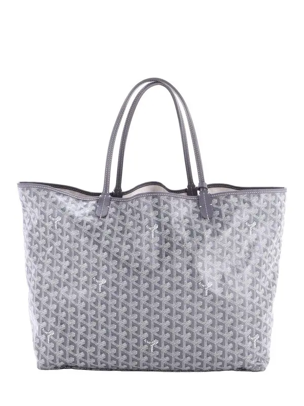 Goyard Saint Louis Tote Coated Canvas Gm - Gray