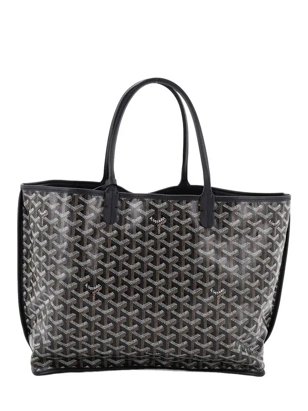 Goyard Anjou Reversible Tote Coated Canvas Pm - Black