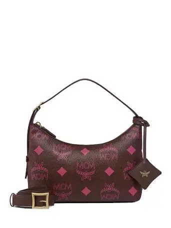 Mcm Maxi Visetos Hobo Bag - Cinnamon
