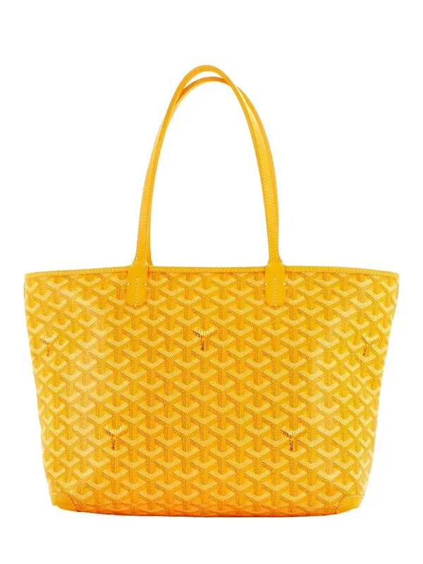 Goyard Artois Tote Coated Canvas Pm - Yellow