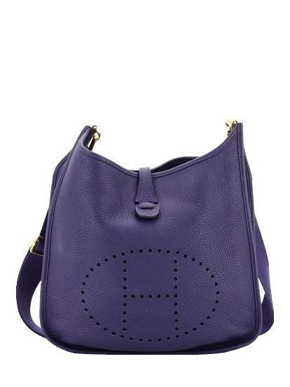 Hermès Evelyne Bag Gen Iii Clemence Pm - Blue