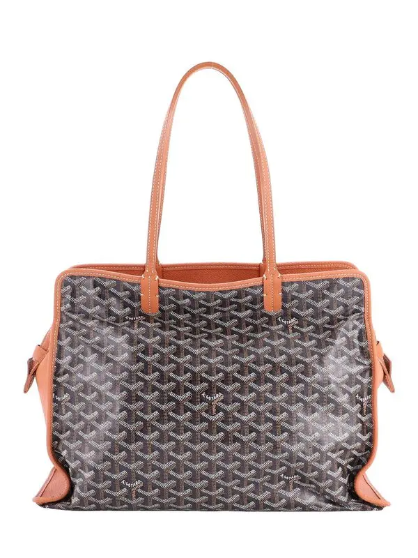 Goyard Hardy Pet Carrier Coated Canvas Pm - Brown