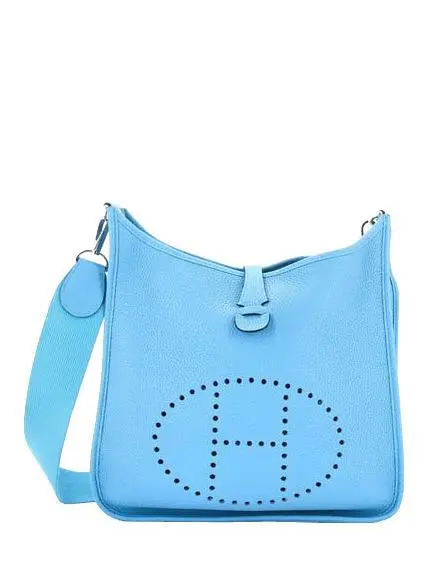 Hermès Evelyne Bag Gen Iii Clemence Pm - Blue