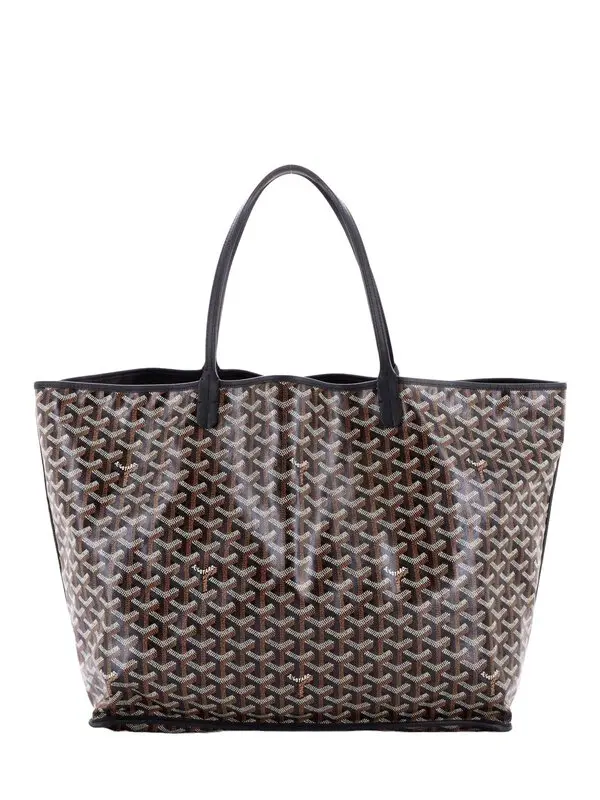 Goyard Anjou Reversible Tote Coated Canvas Gm - Black