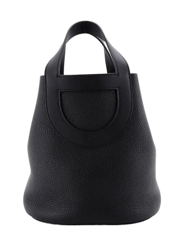 Hermès In-the-loop Bag Clemence With Swift 23 - Noir