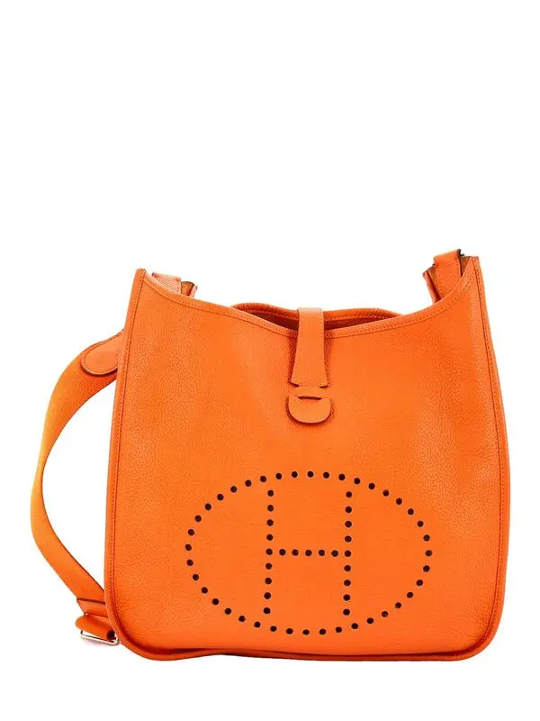 Hermès Evelyne Bag Gen Iii Clemence Pm - Orange H