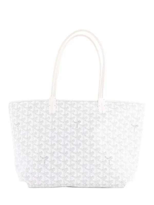 Goyard Artois Tote Coated Canvas Pm - White
