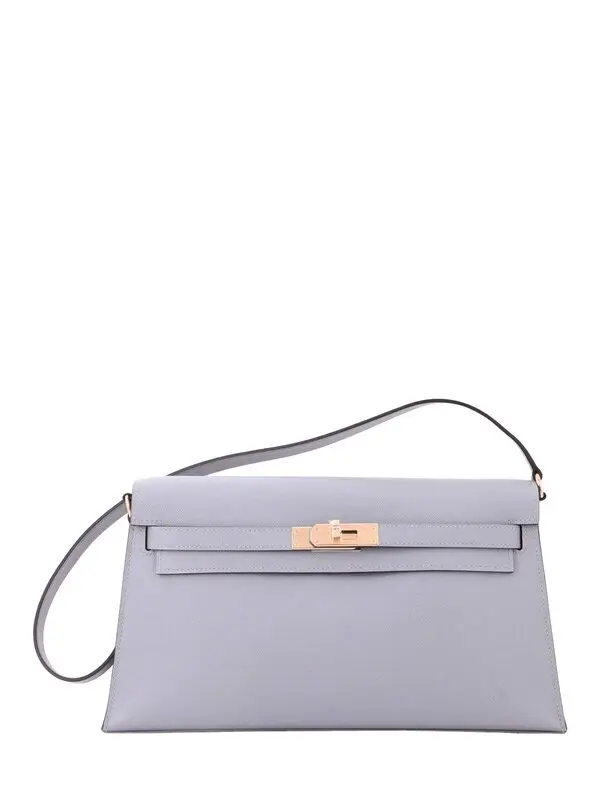 Hermès Kelly Elan Shoulder Bag Madame - Gris Pantin