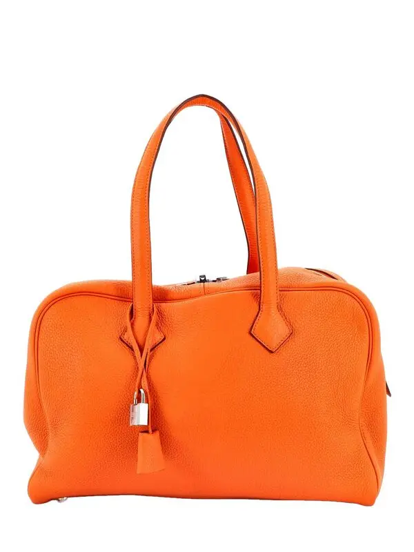 Hermès Victoria Ii Bag Clemence 35 - Orange H