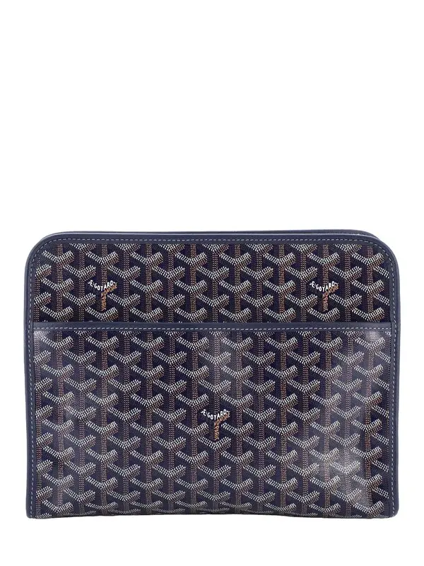 Goyard Jouvence Toiletry Pouch Coated Canvas Gm - Blue