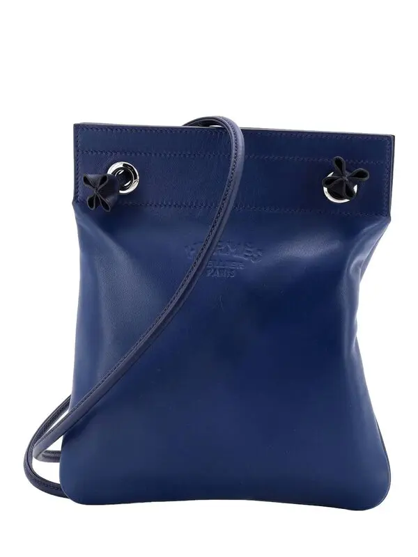 Hermès Aline Bag Milo Lambskin And Swift Mini - Bleu Saphir