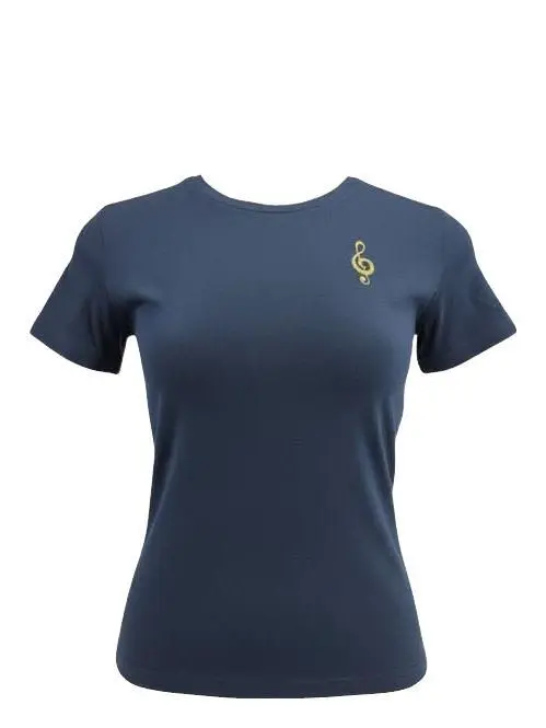 MADISON MAISON Music Is The Answer" Graphic T-shirt - Navy