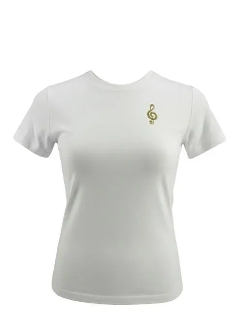 MADISON MAISON Music Is The Answer" Graphic T-shirt - White