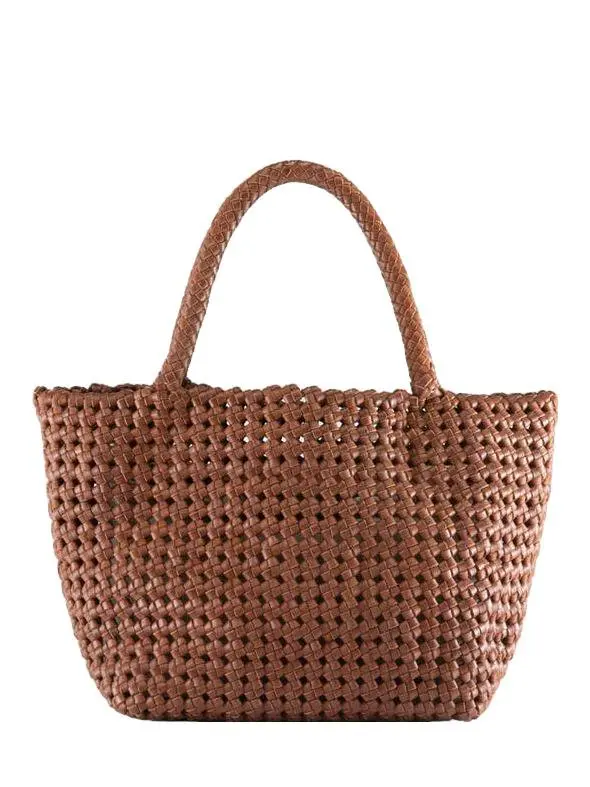 Officine Creative Vicky 001 Woven Leather Mini Bag - Light Brown