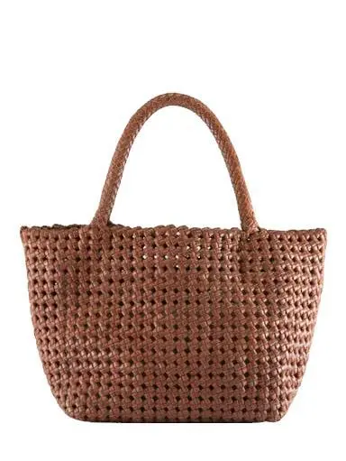Officine Creative Vicky 001 Woven Leather Mini Bag - Light Brown