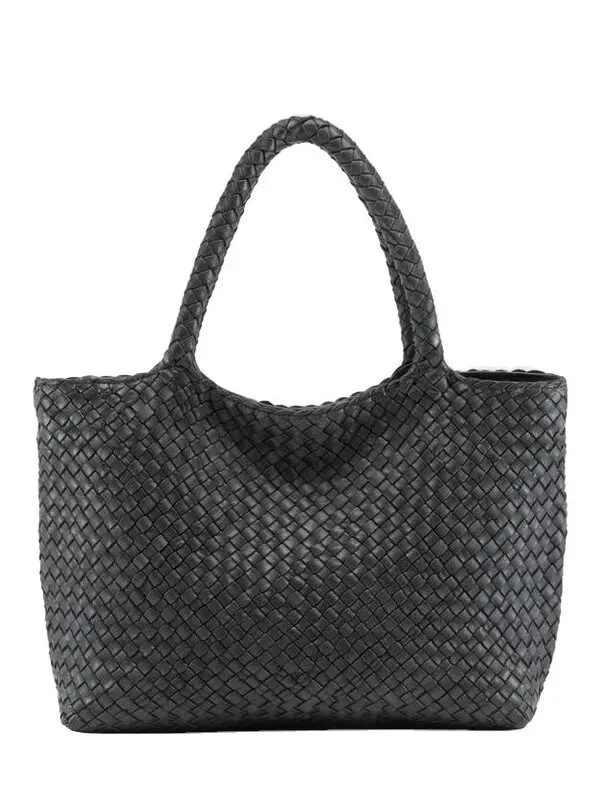 Officine Creative Raquel 001 Hand-woven Shoulder Bag - Black