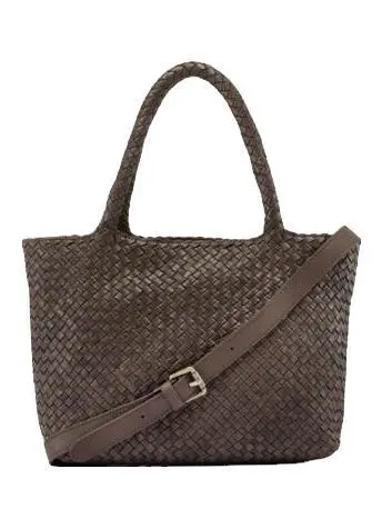 Officine Creative Raquel 001 Hand-woven Shoulder Bag - Brown