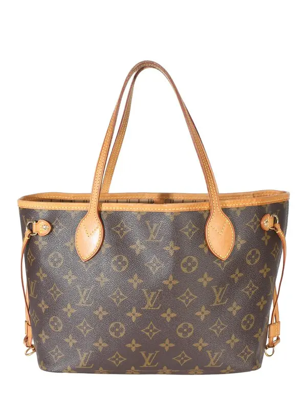 LOUIS VUITTON Monogram Canvas Neverfull Pm Tote Bag - Brown