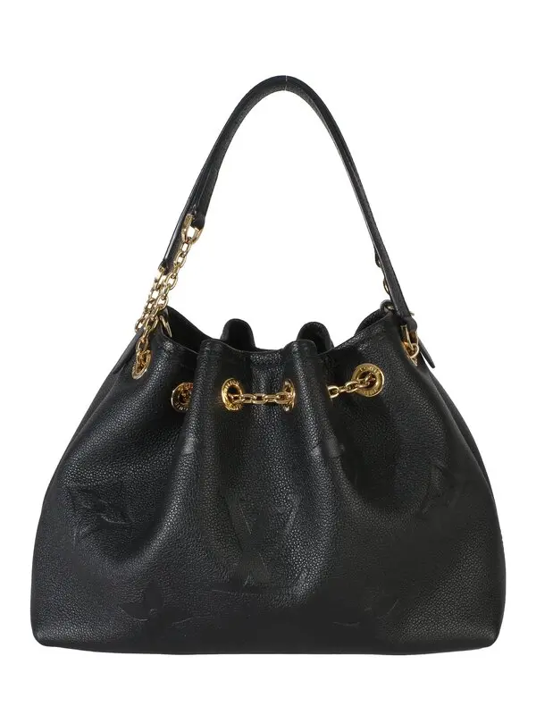 LOUIS VUITTON Monogram Giant Empreinte Shoulder Bag - Black