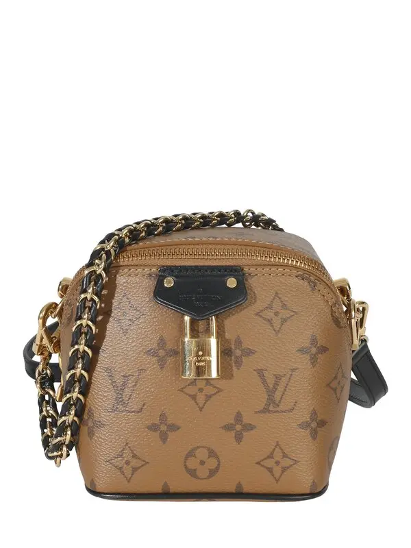 LOUIS VUITTON Monogram Canvas Just In Case Shoulder Bag - Brown