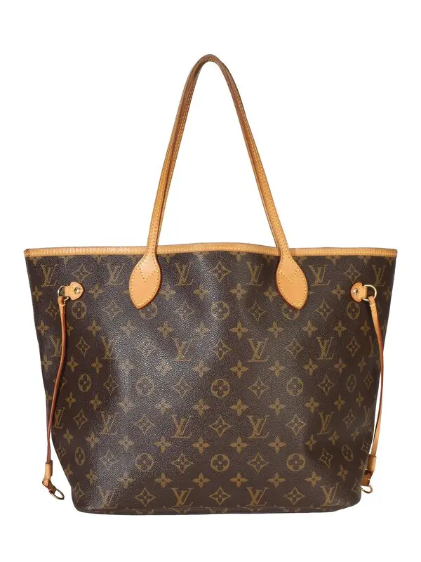 LOUIS VUITTON Monogram Canvas Neverfull Mm Tote Bag - Brown