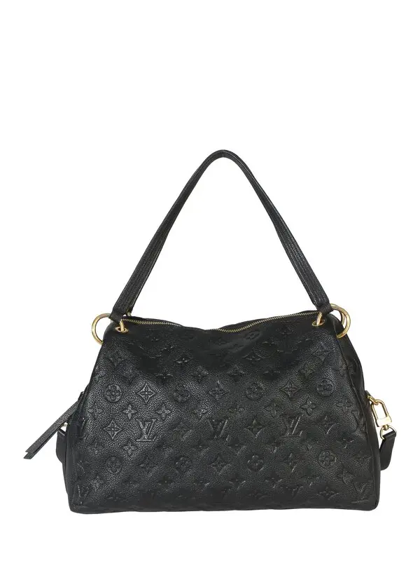 LOUIS VUITTON Monogram Empreinte Ponthieu Pm Shoulder Bag - Black