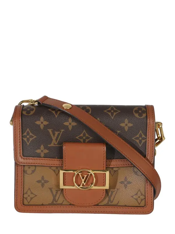 LOUIS VUITTON Reverse Monogram Canvas Dauphine - Brown