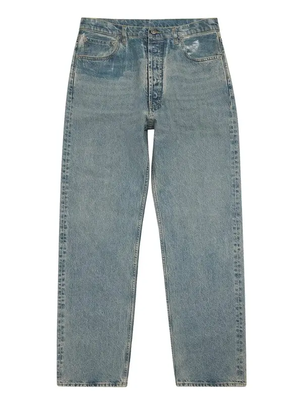 MAISON MARGIELA Wide-leg Jeans With Distressed Detail - Blue