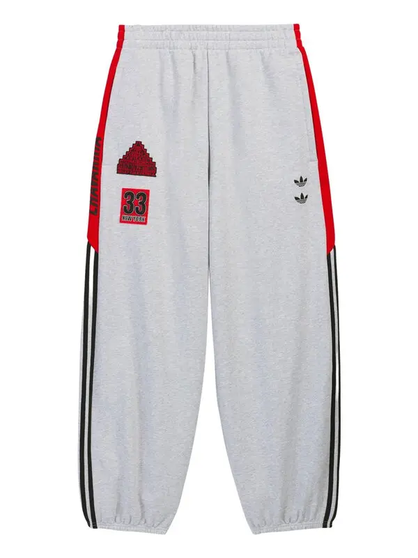 WILLY CHAVARRIA X Adidas Originals Logo Sweatpants - Grey