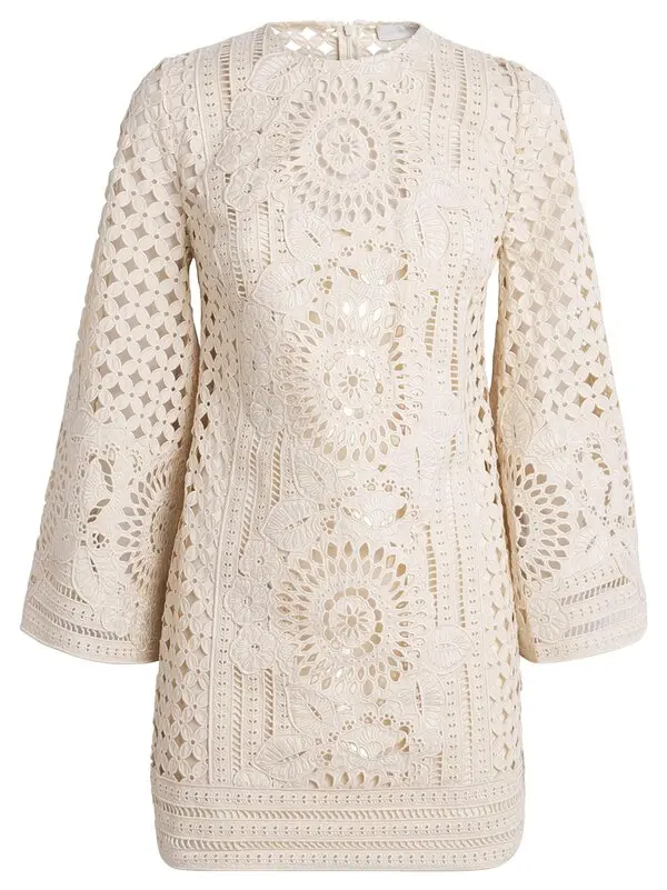 Zimmermann Indra Mini Dress - Beige