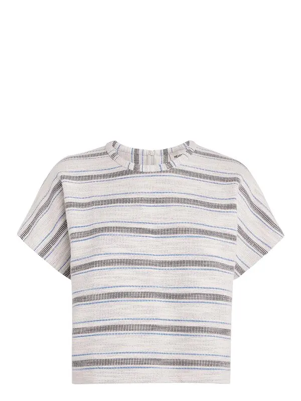 ME+EM Striped T-shirt - White