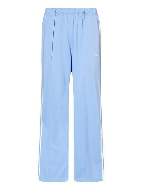 TALA Striped Straight-leg Jogging Bottoms - Iris Blue